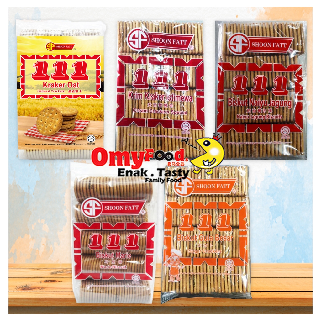 727g, 730g, 638g, Shoon Fatt 111 Biscuits [Naiyu / Cream Crackers ...
