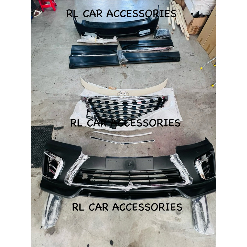 HYUNDAI H1 GRAND STAREX 2008 convert ROYALE 2017 STYLE bodykit body kit ...