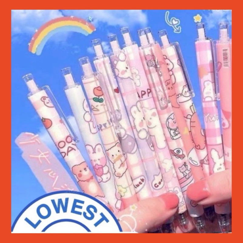 🇲🇾Cute PEN /STUDENT Gift/ 学生礼物/cartoon PEN /0.5mm black ink/ball pen ...