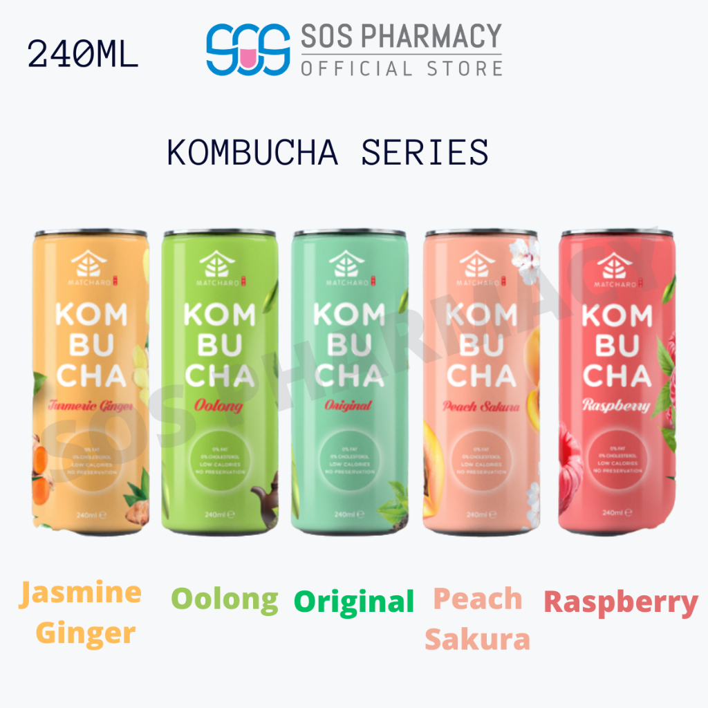 MATCHARO Kombucha Series 康普茶系列 (240ml/1can) | Shopee Malaysia