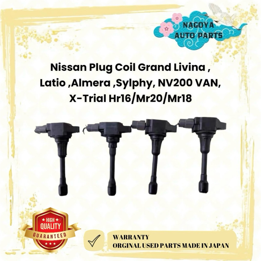 Nissan Plug Coil Grand Livina , Latio ,Almera ,Sylphy, NV200 VAN, X ...