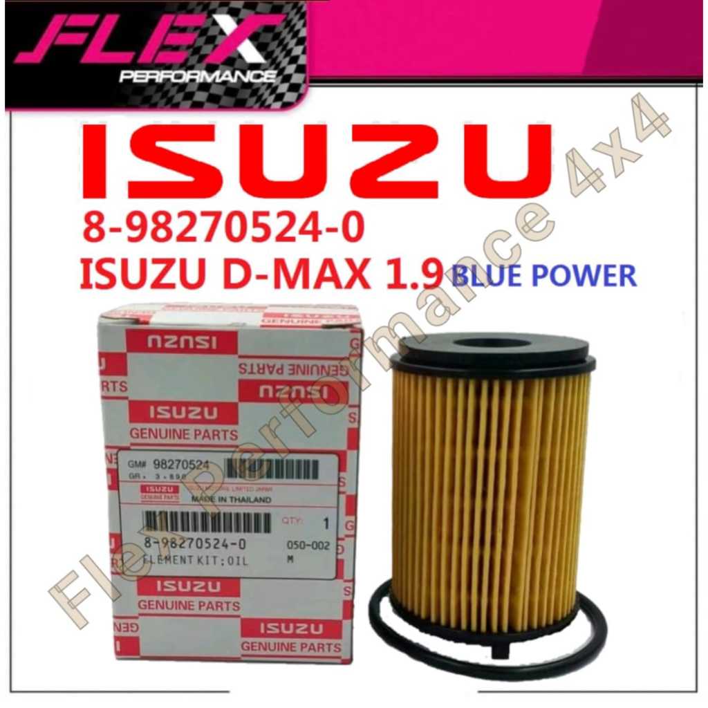 ISUZU DMAX 1.9 BLUE POWER OIL FILTER 8-98270524-0 4X4 MINYAK 524 ...