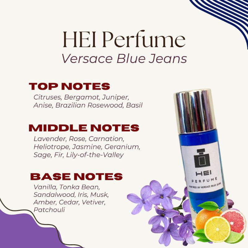Hei Perfume - For Men (Versace Blue Jeans) | Shopee Malaysia