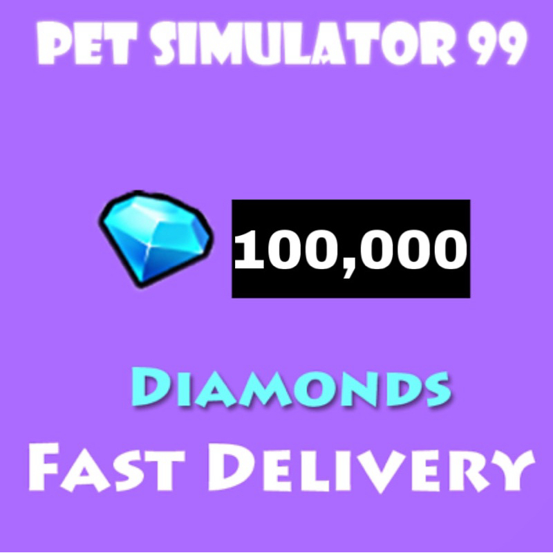 (READ DESC) ROBLOX PET SIMULATOR 99 GEMS/DIAMONDS | Shopee Malaysia