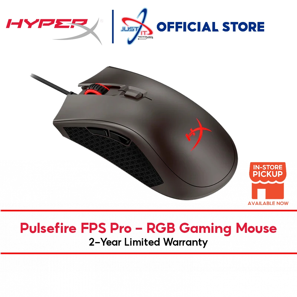 HYPERX PULSEFIRE FPS PRO GAMING MOUSE - GUNMETAL (4P4F7AA) | Shopee ...