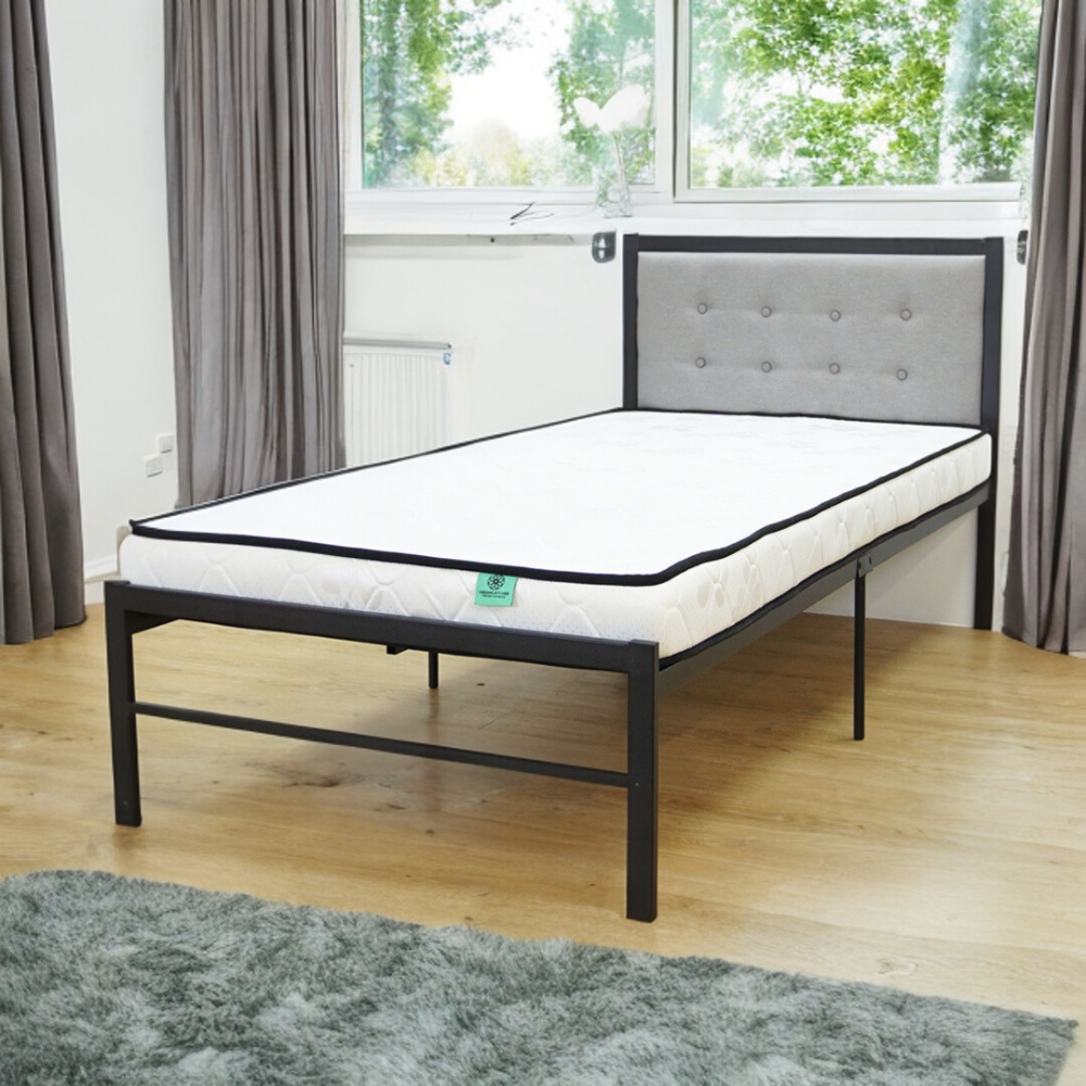 Furniture Direct RAVINDER single size metal bed frame katil besi single ...