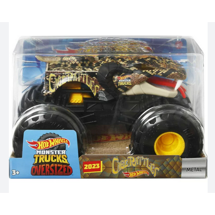 Hot Wheels Monster Trucks Oversized Cager Rattler New For 2023 | Shopee Malaysia
