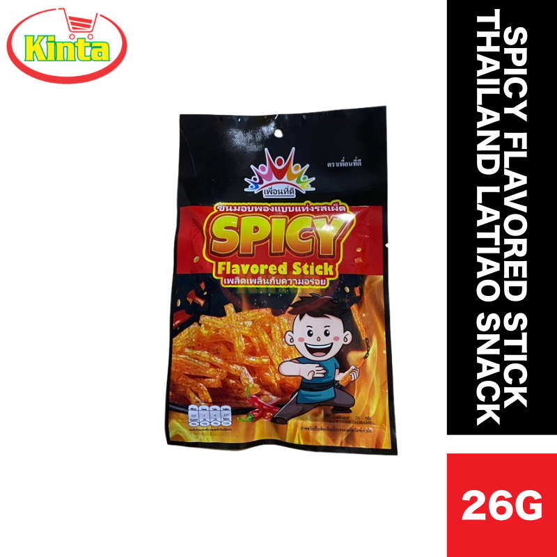 [HALAH] Spicy Flavored Stick Thailand Latiao Snack 26g (1pcs) | Shopee ...