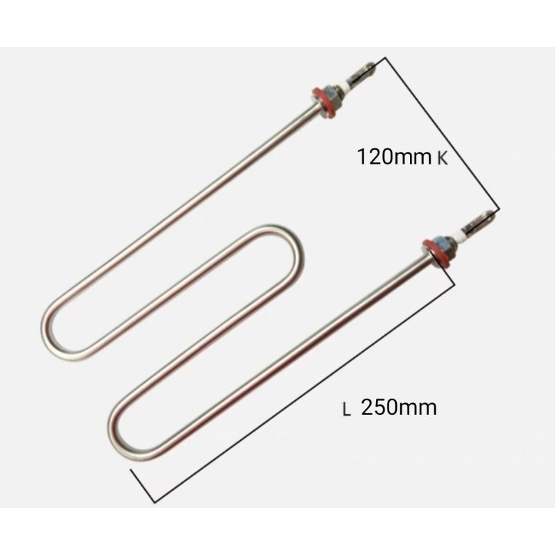 Water Immersion Heater (Size:120*250mm 220V 2KW) | Shopee Malaysia