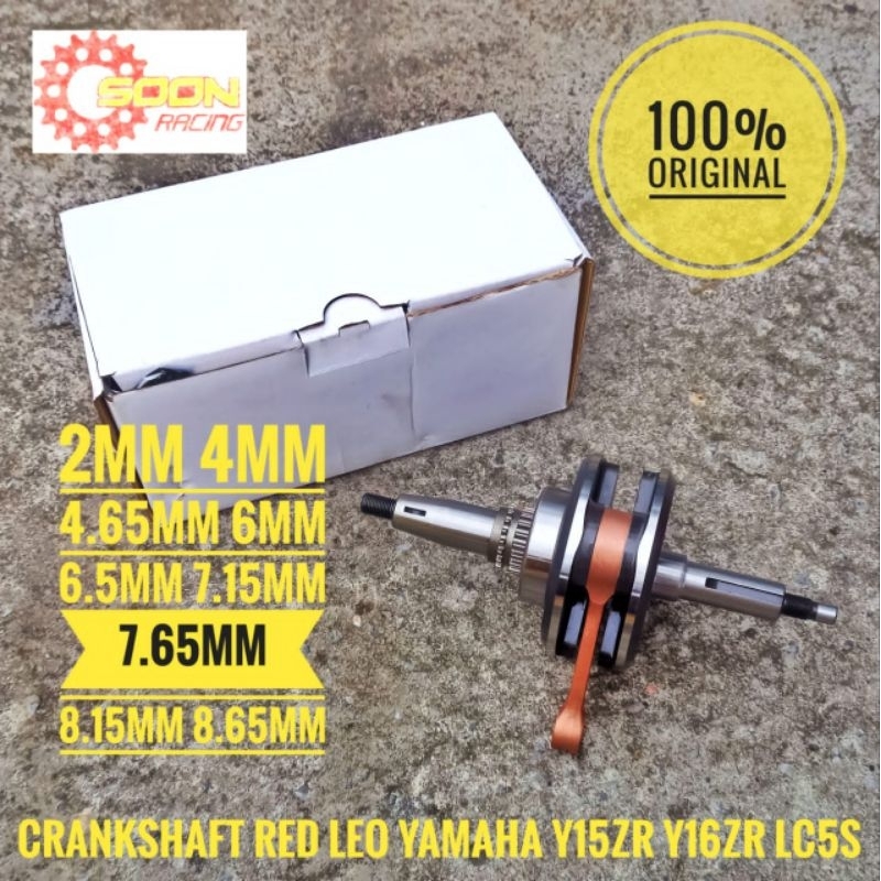 RED LEO Y15 Y16 LC135 5S ESR CRANKSHAFT RACING 2MM 4MM 4.65MM 6MM 6.5MM 7.15MM 7.65MM 8.15MM ...