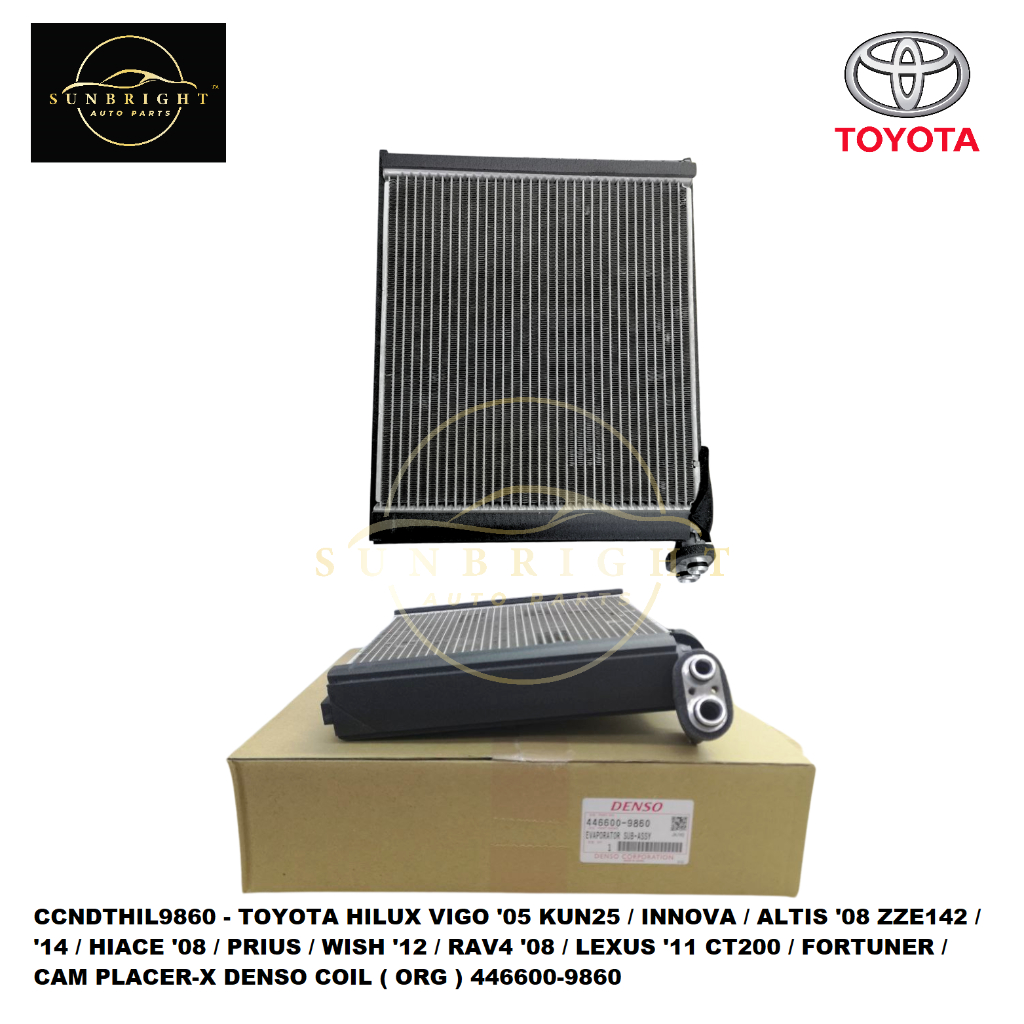 TOYOTA HILUX VIGO '05 KUN25 / INNOVA / ALTIS '08 ZZE142 / '14 / HIACE ...