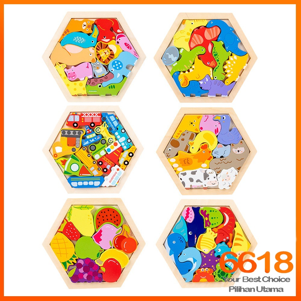 Toy Teka-teki 3D Mainan Pendidikan Teka-teki Kanak-Kanak Seronok ...