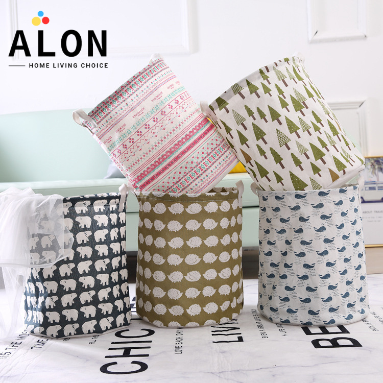 ALON Foldable Laundry Basket Bakul Baju Laundry Bag Waterproof Laundry ...