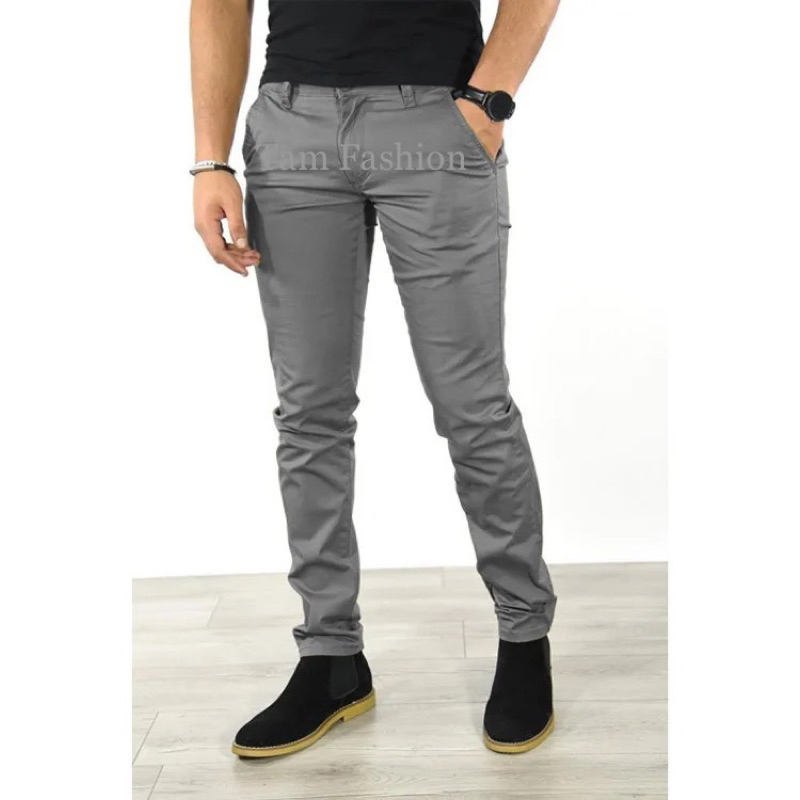 Size(28-40)Seluar Slack Lelaki Slim fit | stretchable fabric | Mens ...