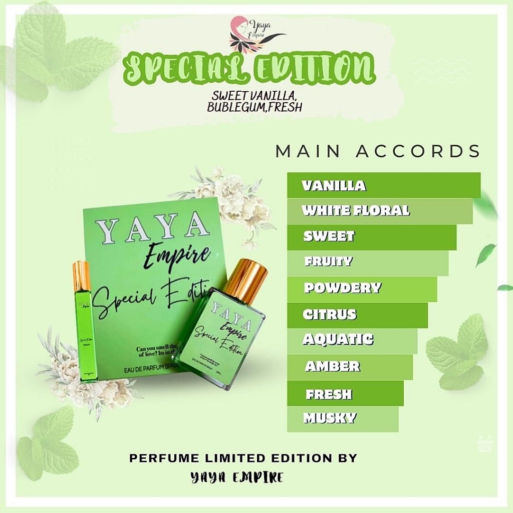 Perfume Yaya Empire x Mia Azahar | EDP Parfum 30ml💯ORIGINAL HQ | Shopee ...