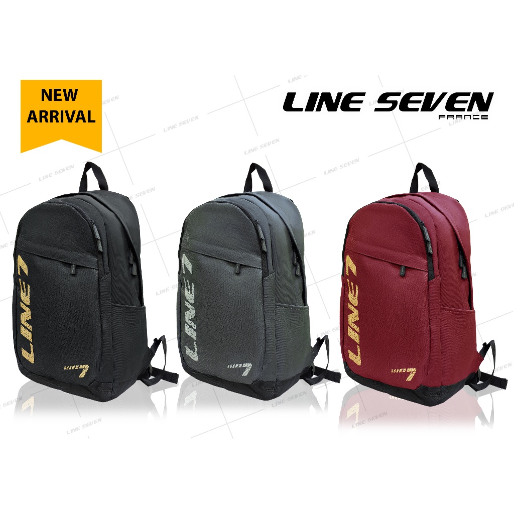LINE 7/ LINE SEVEN/ BACKPACK/ SCHOOL BAG/ CASUAL BACKPACK | Shopee Malaysia