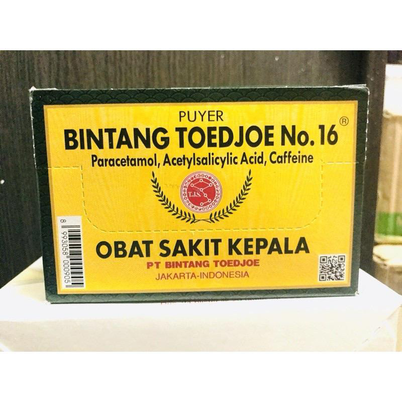 Puyer 16 /Puyer bintang toedjoe no 16 original 120 sachet | Shopee Malaysia