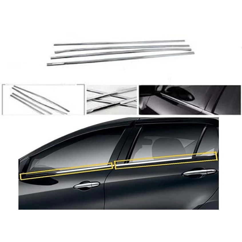 🔥Window Chrome Lining Door Belt Moulding🔥Myvi,Bezza,ViVa,Axia,Kancil ...