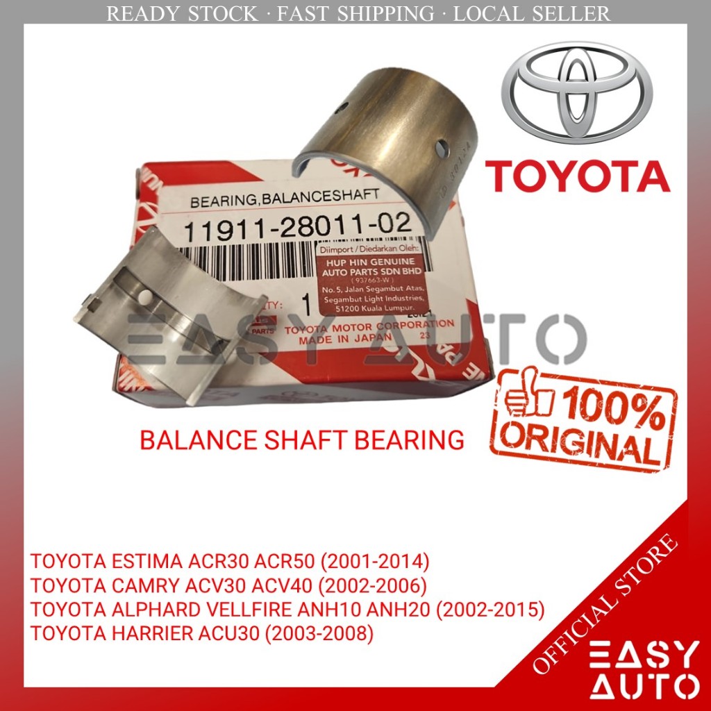 ORIGINAL 1PC TOYOTA ESTIMA ACR30 ACR50/CAMRY ACV30 ACV40/ALPHARD ANH10 ANH20/HARRIER ACU30 ...