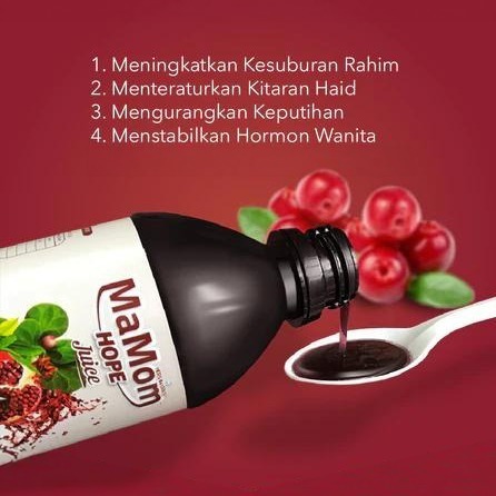 MaMom Hope Jus Ikhtiar Zuriat / Ikhtiar Hamil (250ml) | Shopee Malaysia