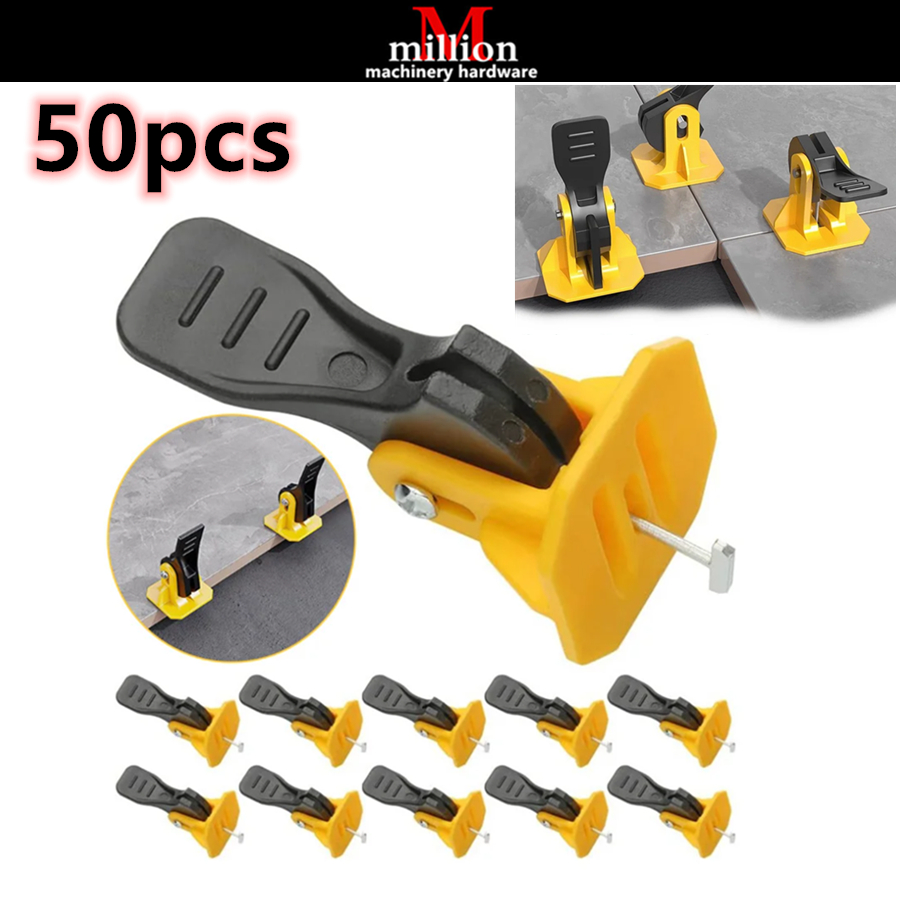 50pcs Tiles Leveling System Regulator Plastic Tile Leveler Level Wedges ...