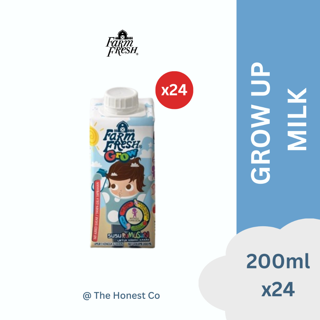 FARM FRESH UHT GROW UP MILK 200ML X 24 PACKS - 1 CARTON | The Honest Co ...