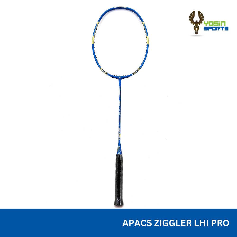Apacs Ziggler LHI Pro (3UG2) badminton racket + string & grip | Shopee ...