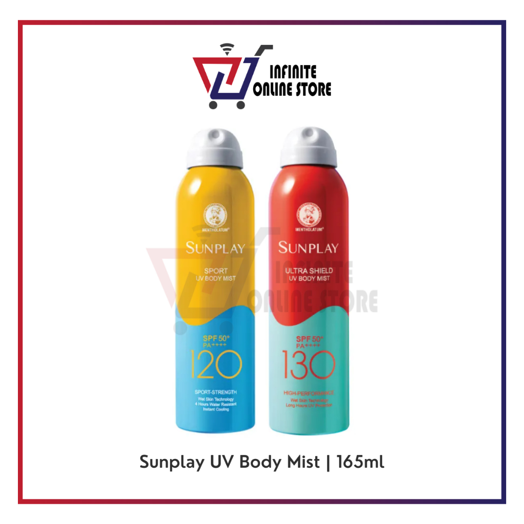 SUNPLAY UV Body Mist SPF50 PA++++ Spray (165ml) (Sport / Ultra Shield) | Shopee Malaysia