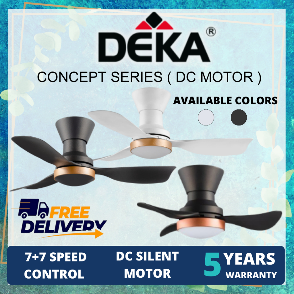 【FREE SHIPPING】Deka Concept Mini 22'' / 34'' / 42” DC motor 14 speed ...