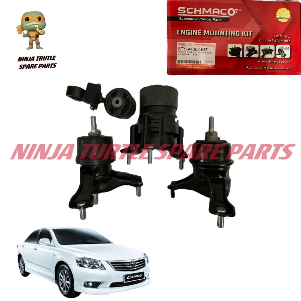 TOYOTA CAMRY ACV40 2.0, ACV41 2.0 ENGINE MOUTING KIT SET SCHMACO STY ...