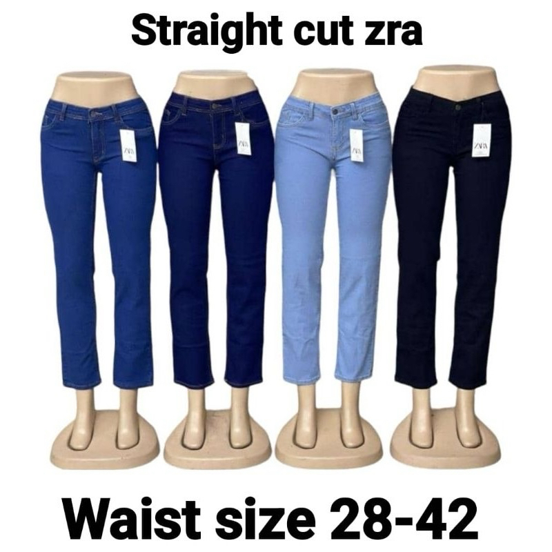 Women Denim Jenas Stright Cut High Quality Exculsive Pant Strichable 🔥hot Sale🔥size 28 40