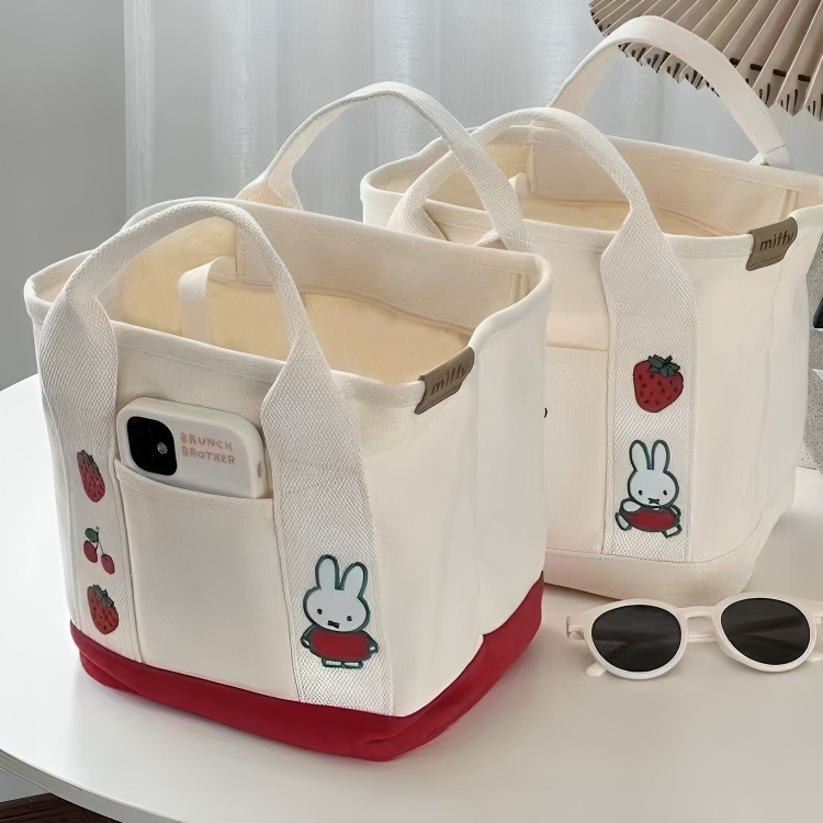 Women Bag Canvas Japanese Mini Tote Bag Lotte Beg Perempuan Kecil Bento ...