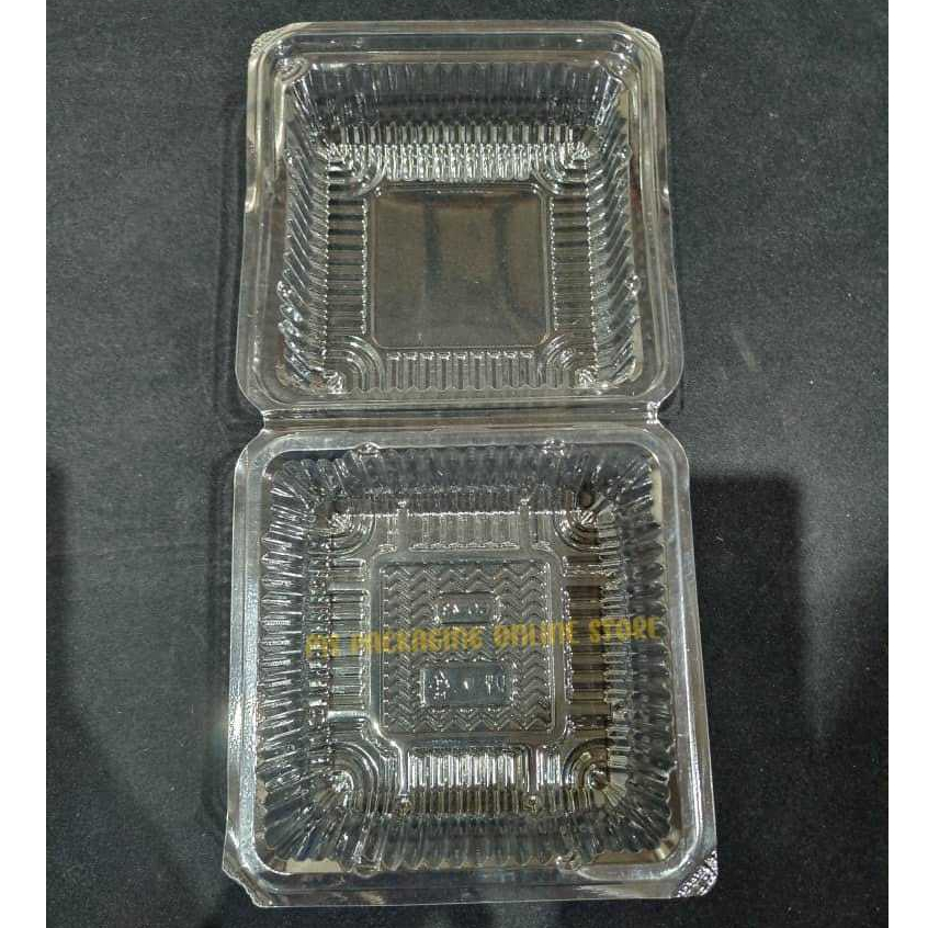 GO - 43 GC - PACK Plastic Tray [ 50 pcs± ] Bakery Disposable Plastic ...