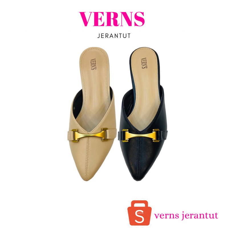 VERNS - Heels Bertutup Separuh S30009510 | Shopee Malaysia