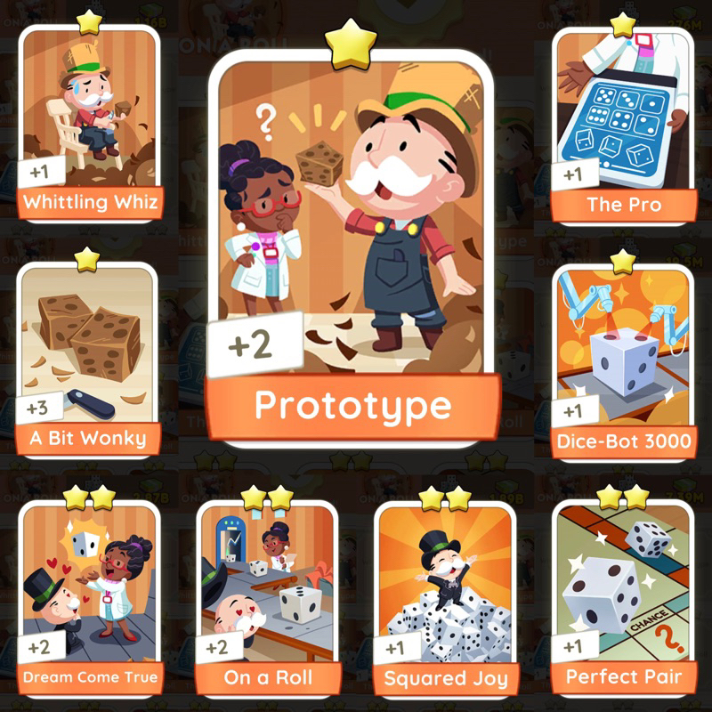 Monopoly Go Sticker Set 5 ON A ROLL | Shopee Malaysia