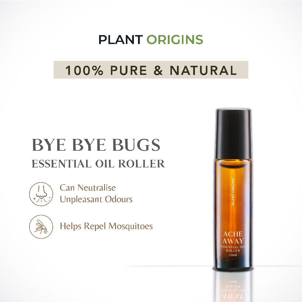 Plant Origins Bye Bye Bugs Essential Oil Roller (10ml) | Shopee Malaysia