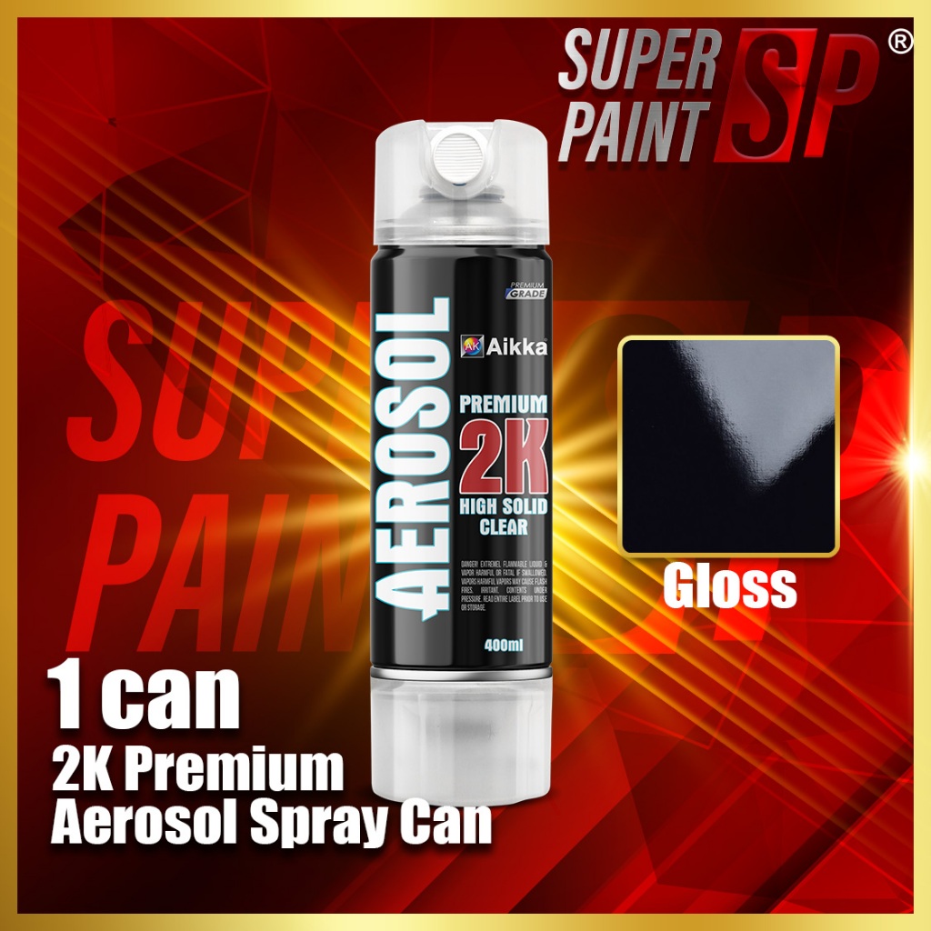 AIKKA Brake Caliper Paint - HEAT RESISTANT PAINT 370ml Aerosol Can Tin Tahan Panas DIY Cat Spray ...