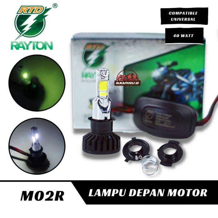 RAYTON ORIGINAL RTD M02R AC/DC LED MOTORCYCLE HEADLIGHTS | RTD MALAYSIA ...