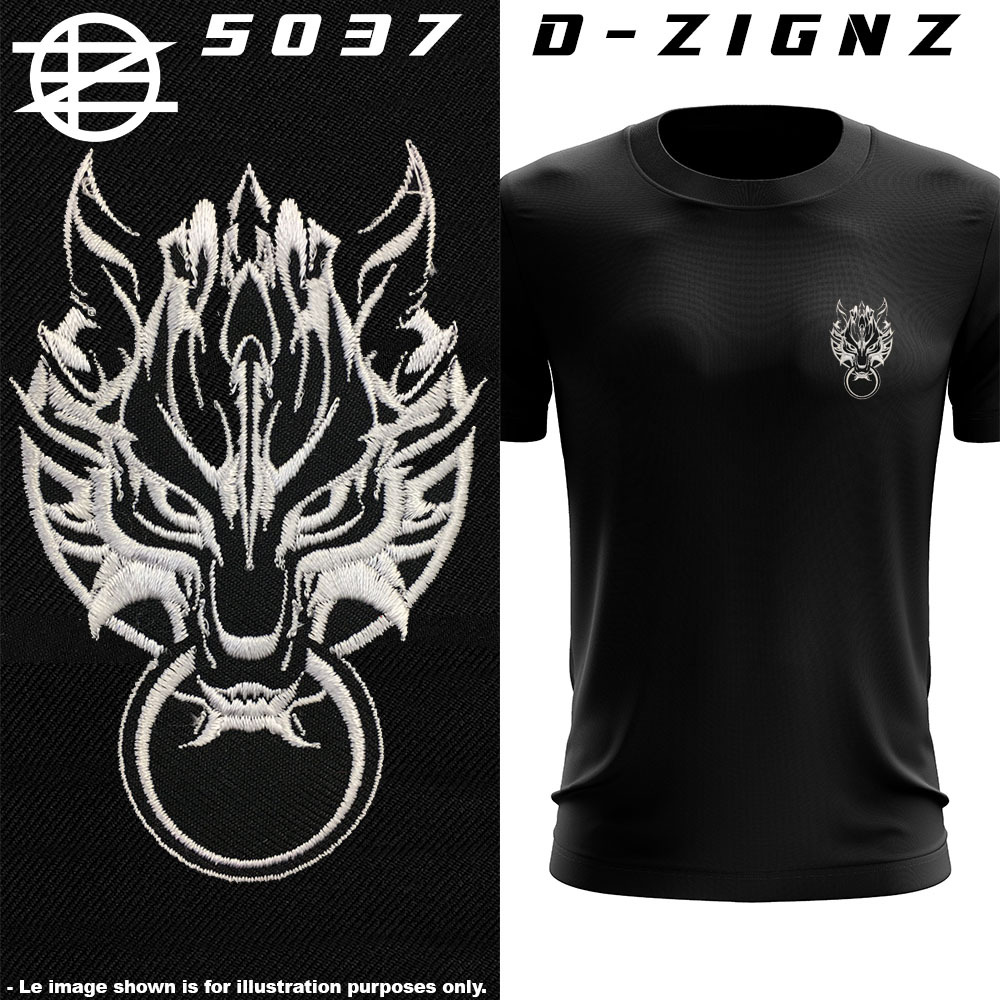 FINAL FANTASY VII 7 Wolf Shirt - Embroidery | Shopee Malaysia