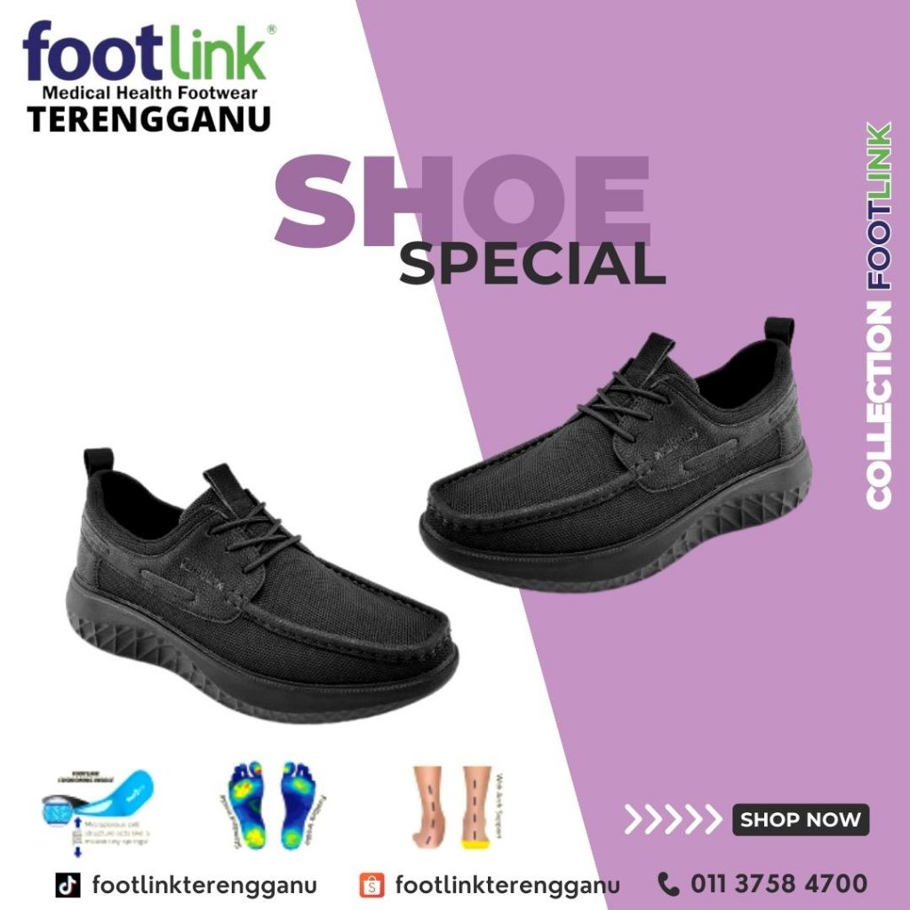 Footlink ( BR 60-555 ) Medical Health Shoe / Men Sport | Shopee Malaysia