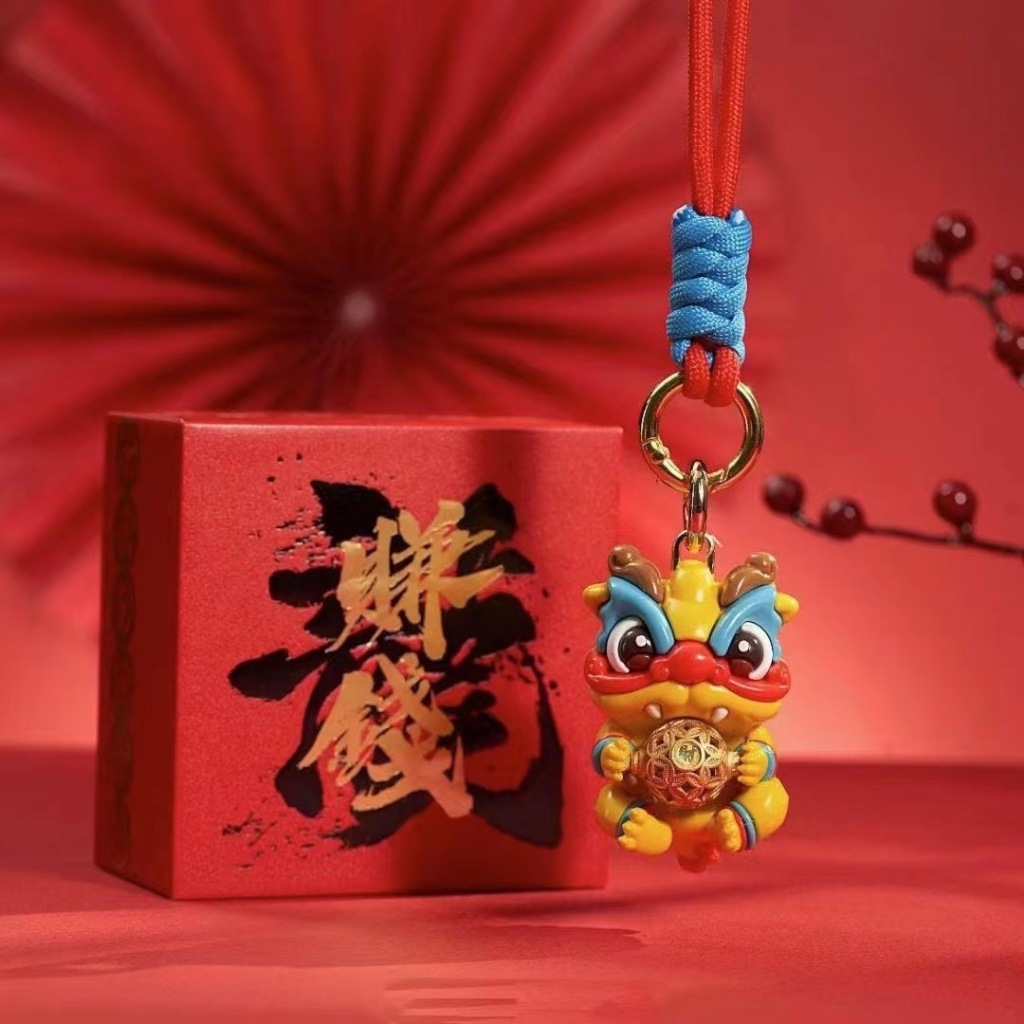 Dragon Keychain with 999 Gold Chinese New Year Gift Gold Dragon Key ...