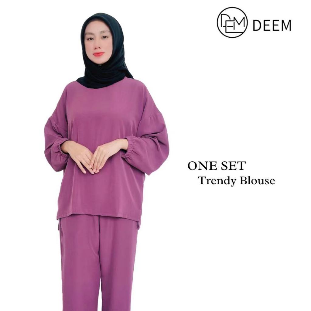 【New Products】DEEM Set Batwing Long Sleeve ( Free Size ) | Shopee Malaysia