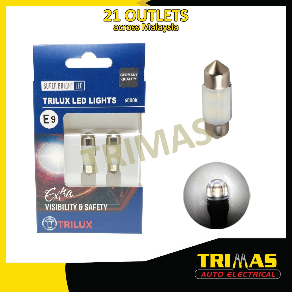 Original Trilux 10X31 Led Festoon White 24V 6500K | Shopee Malaysia