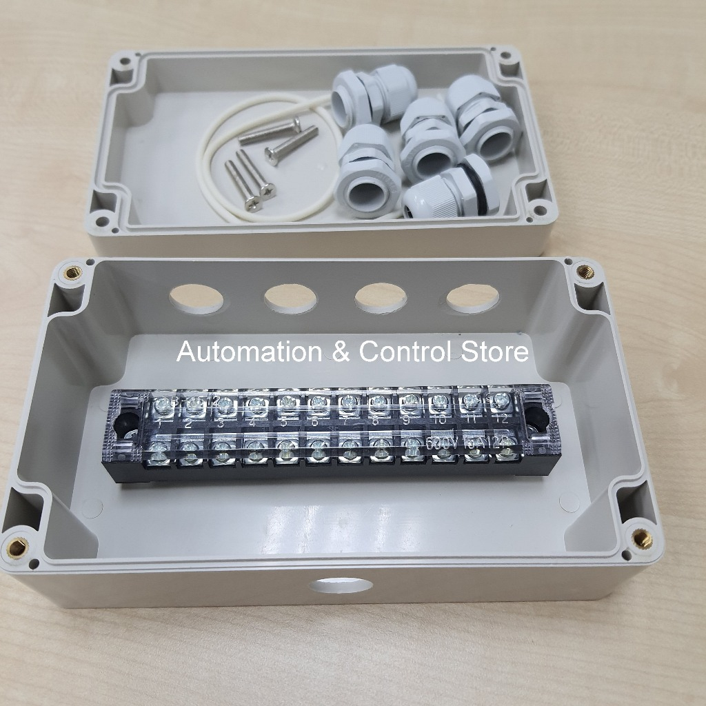 1 IN 4 OUT | WATERPROOF PVC BOX | PVC JUNCTION BOX | TERMINAL BLOCK BOX ...