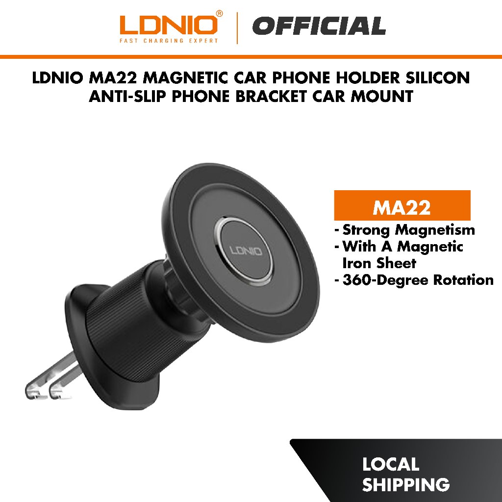 Ldnio MA22 magnetif car phone holder silicon anti-slip phone bracket ...