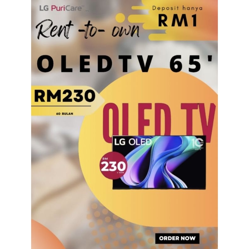 🇲🇾PROMOSI TV LG OLED 65 INC PAKEJ BULANAN | Shopee Malaysia