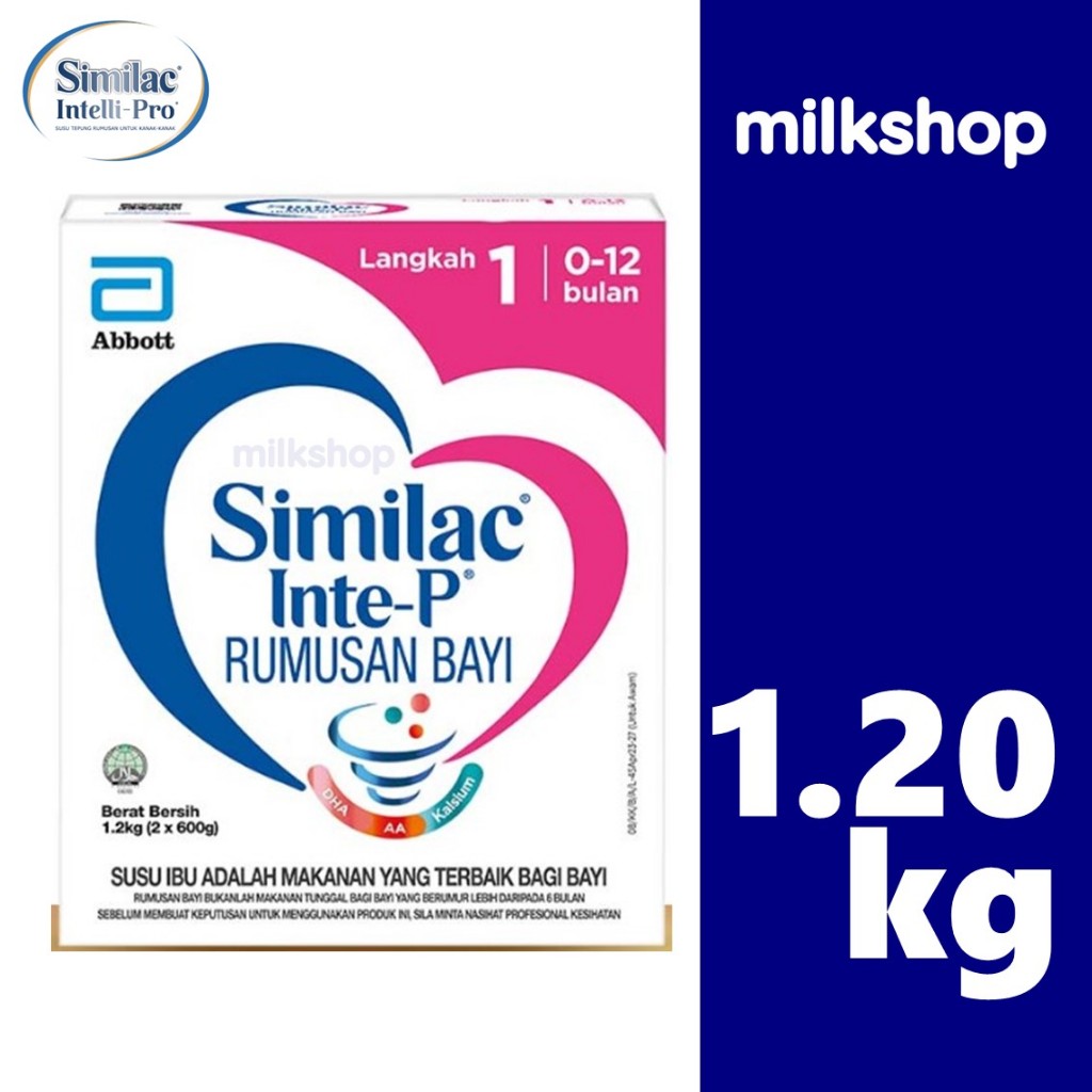 Similac Inte-P Step 1 1.2kg BIB | Langkah 1 Intelli Pro Inte-P1 P1 ...
