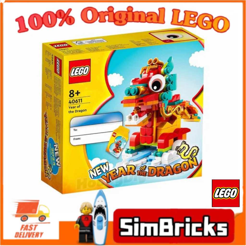 (SimBricks) Lego 40611 Year Of The Dragon | Shopee Malaysia