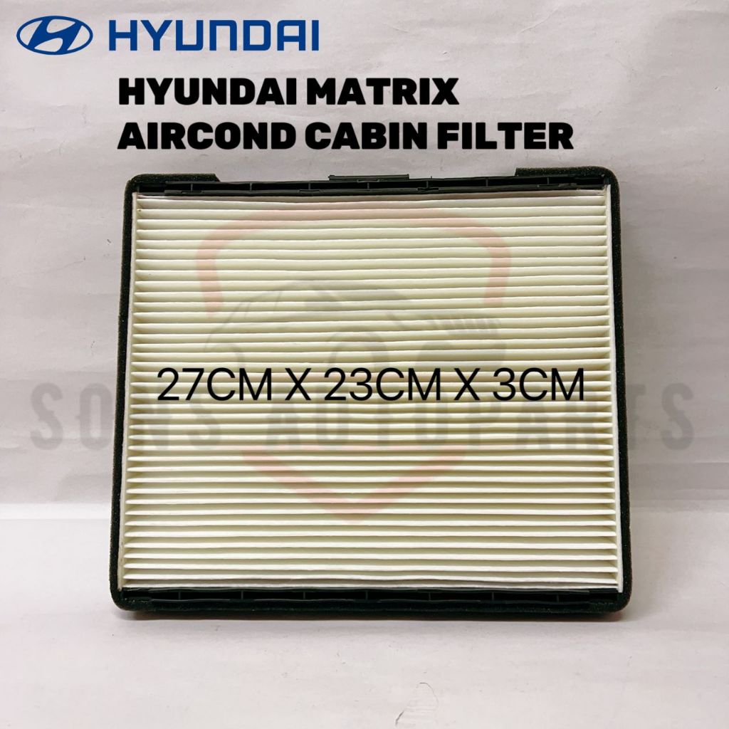 HYUNDAI MATRIX AIRCOND CABIN FILTER | Shopee Malaysia