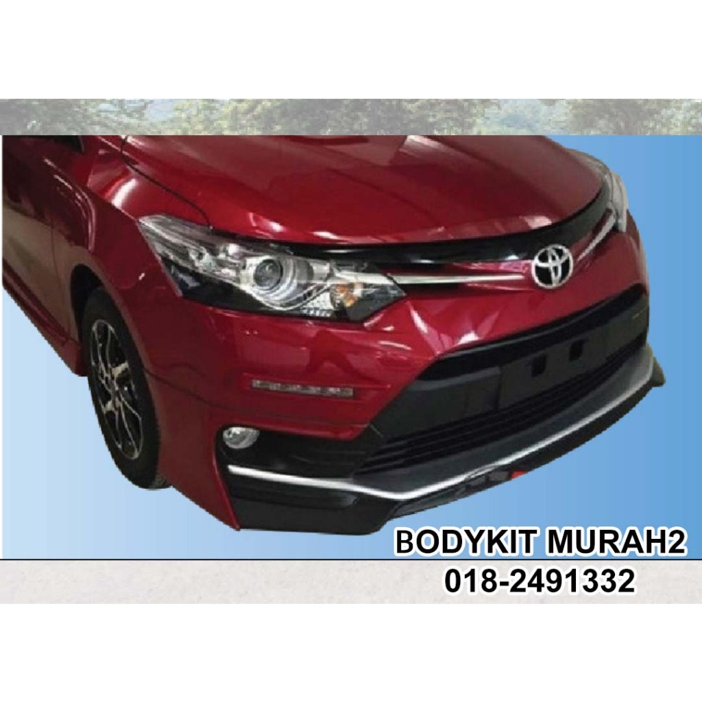 Toyota Vios 2016 TRD Sportivo 2 Bodykit + Spoiler With Paint | Shopee ...